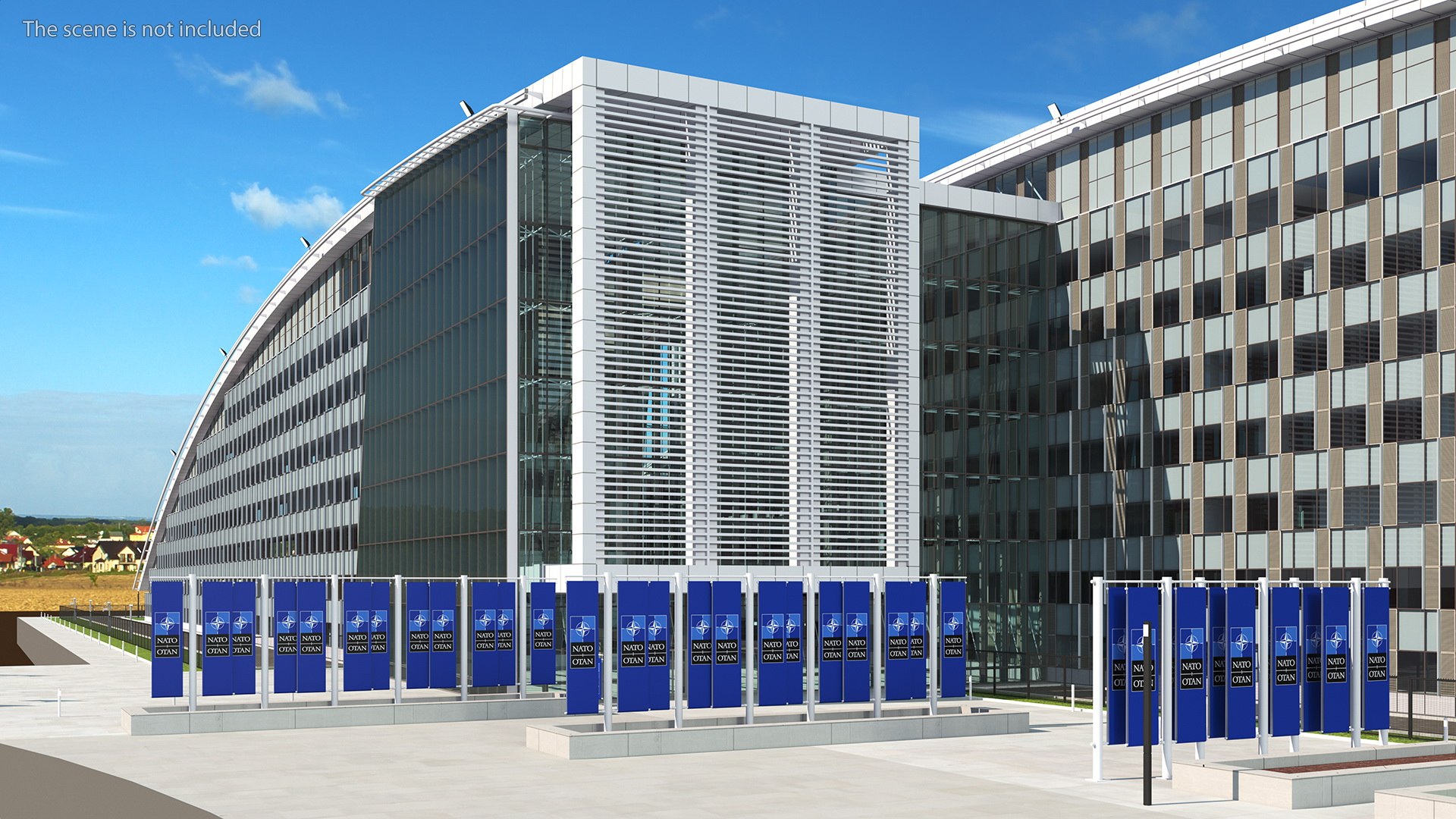 NATO Headquarters 3D model - TurboSquid 1932816