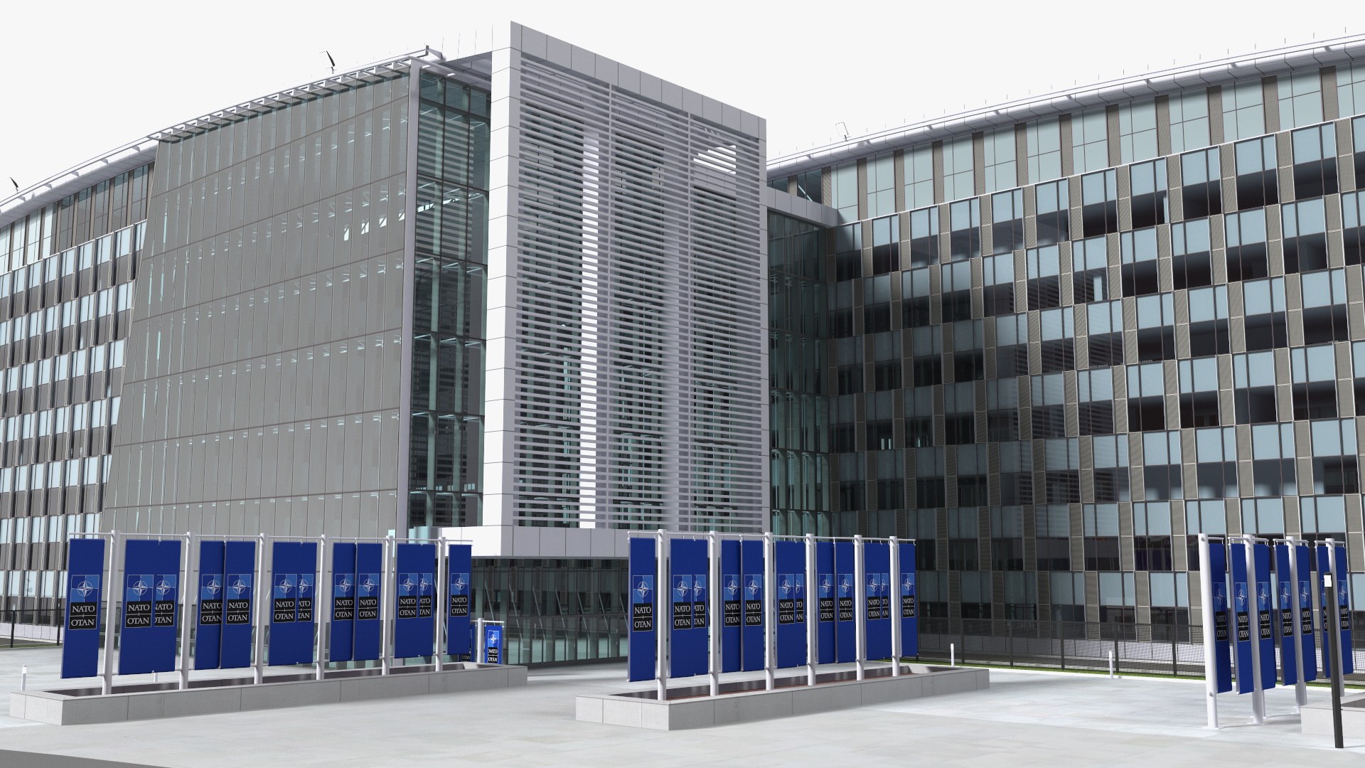 NATO Headquarters 3D model - TurboSquid 1932816