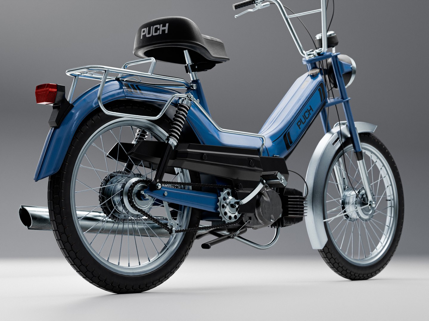 3D Puch Maxi Classic Moped Model - TurboSquid 2378690
