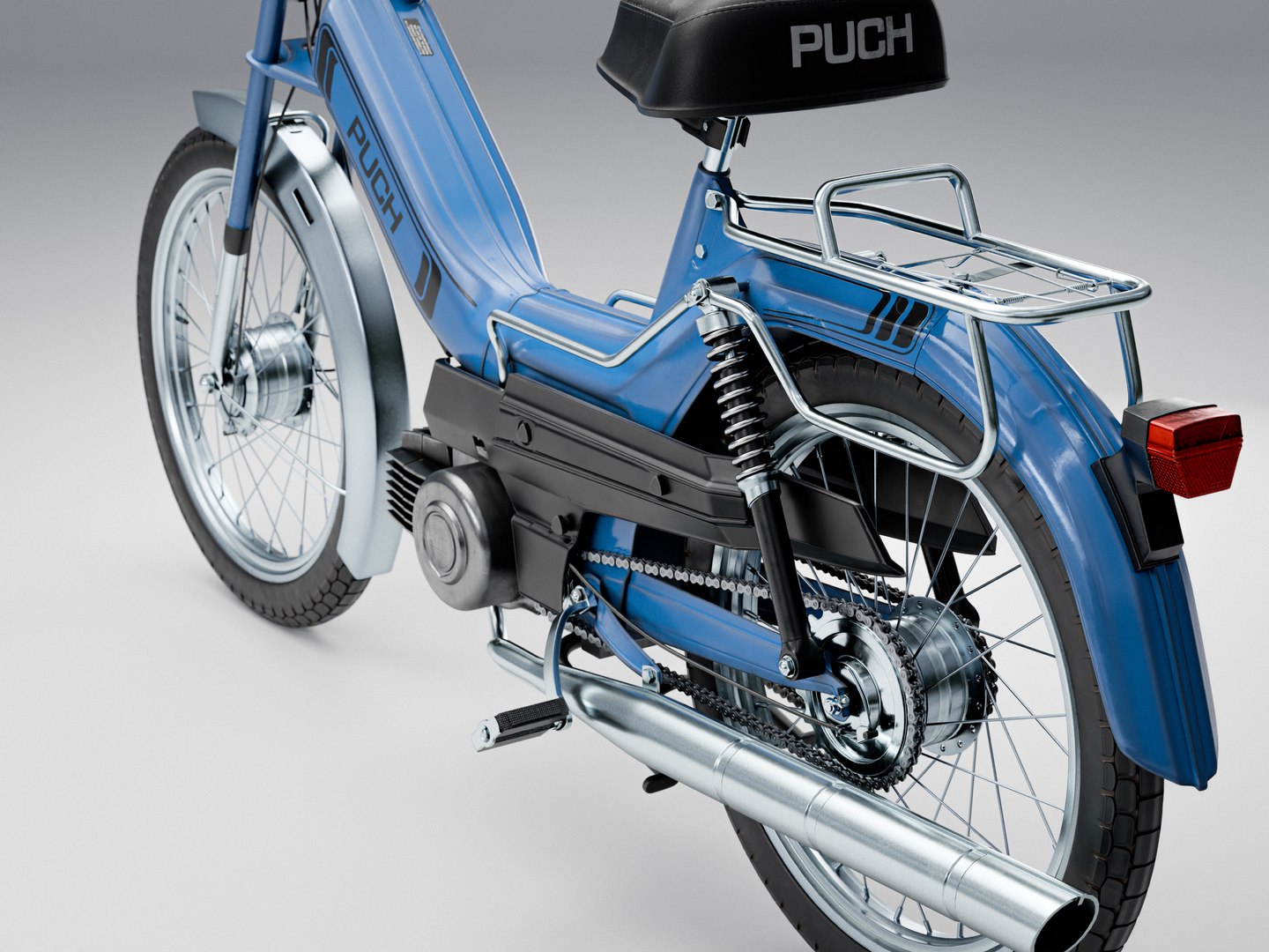 3D Puch Maxi Classic Moped Model - TurboSquid 2378690
