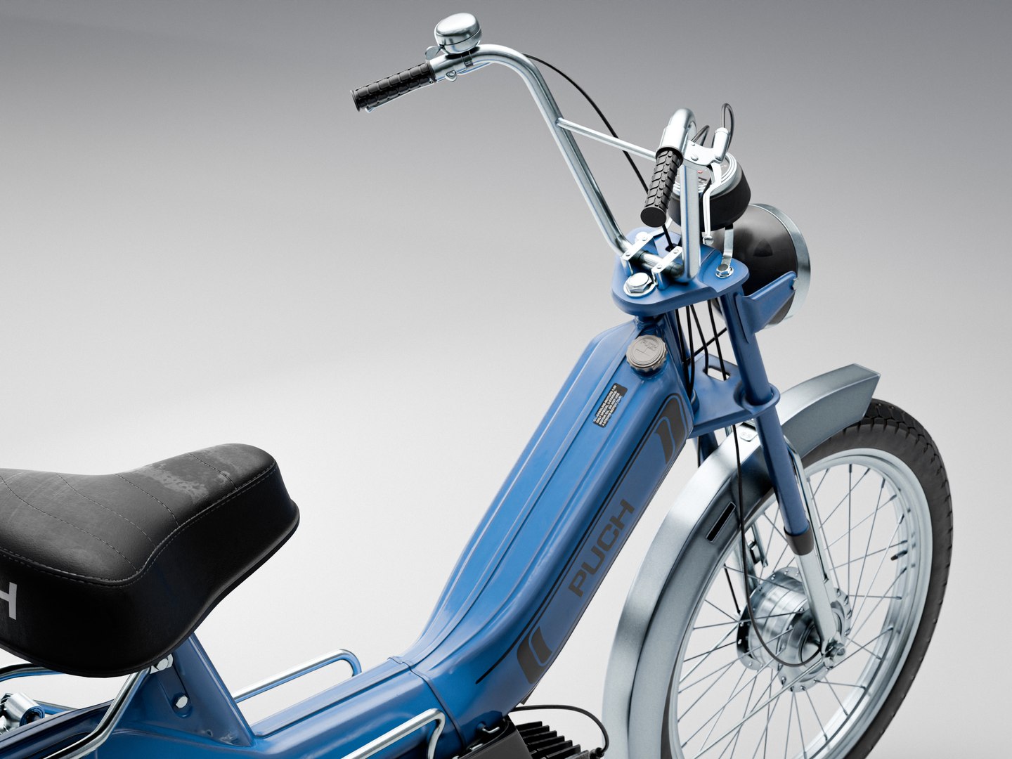 3D Puch Maxi Classic Moped Model - TurboSquid 2378690