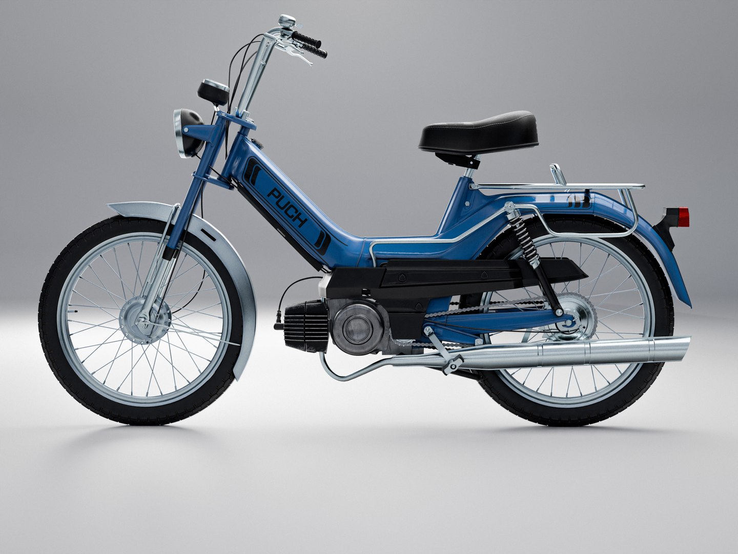 3D Puch Maxi Classic Moped Model - TurboSquid 2378690