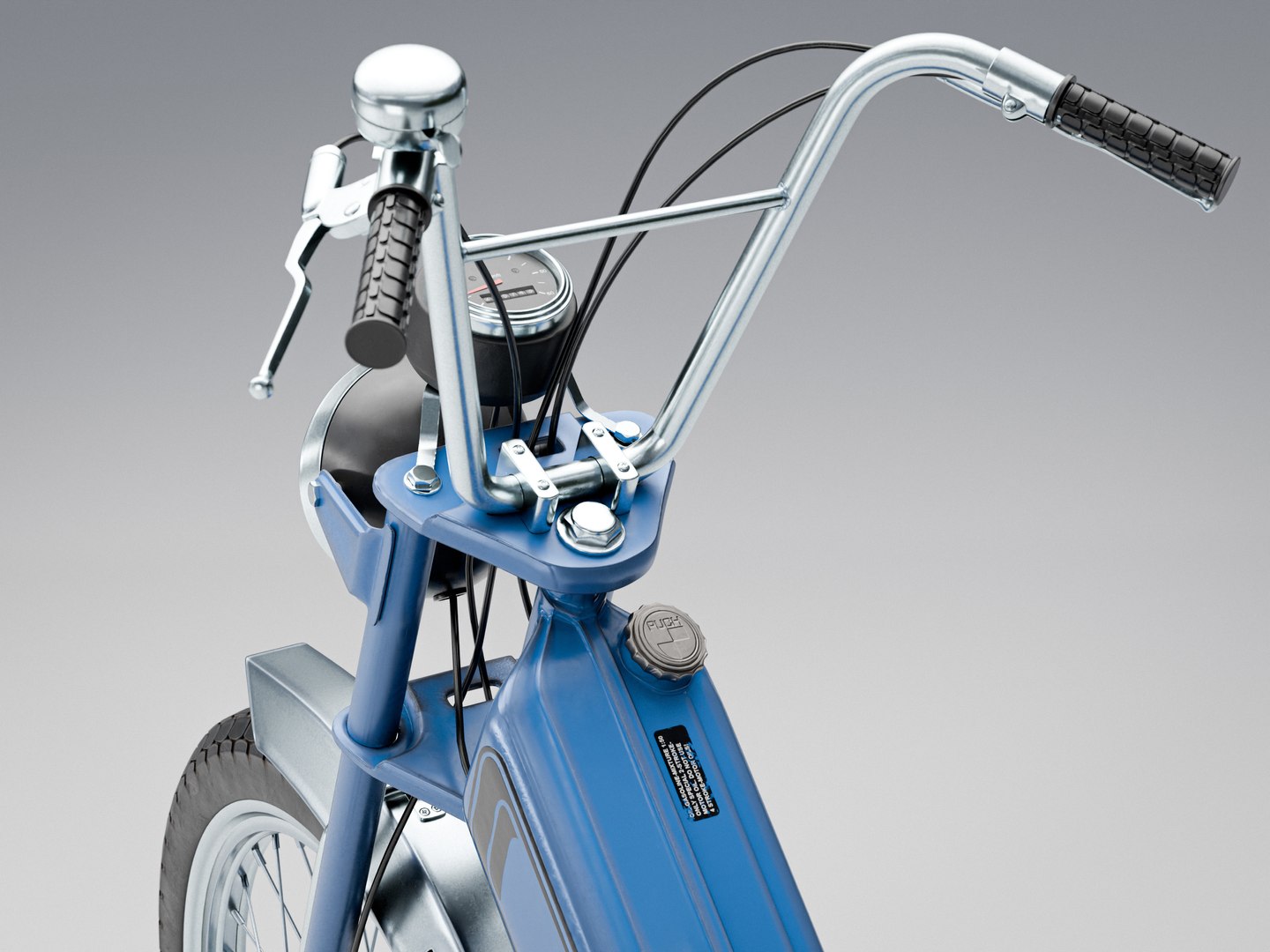 3D Puch Maxi Classic Moped Model - TurboSquid 2378690