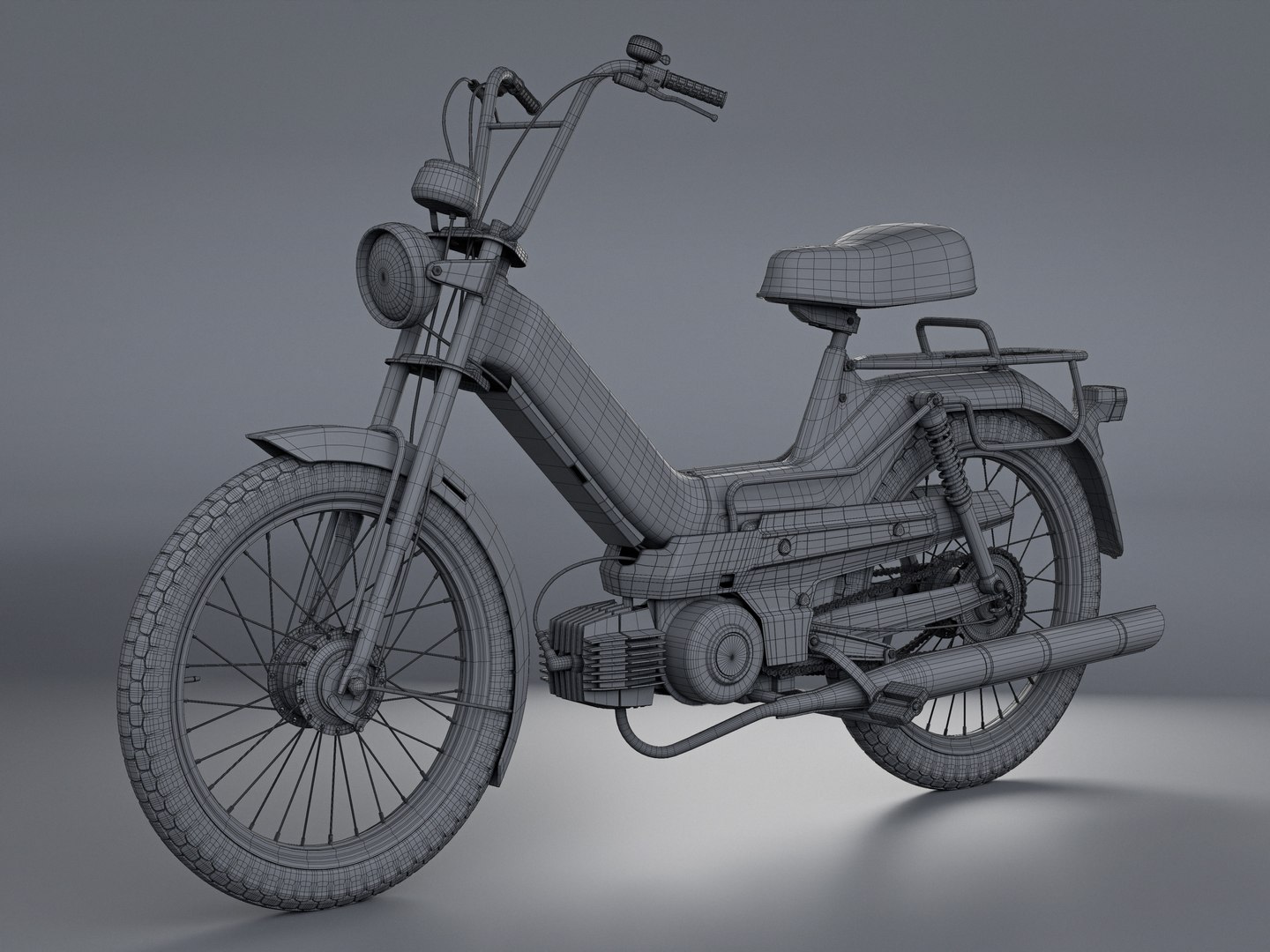 3D Puch Maxi Classic Moped Model - TurboSquid 2378690