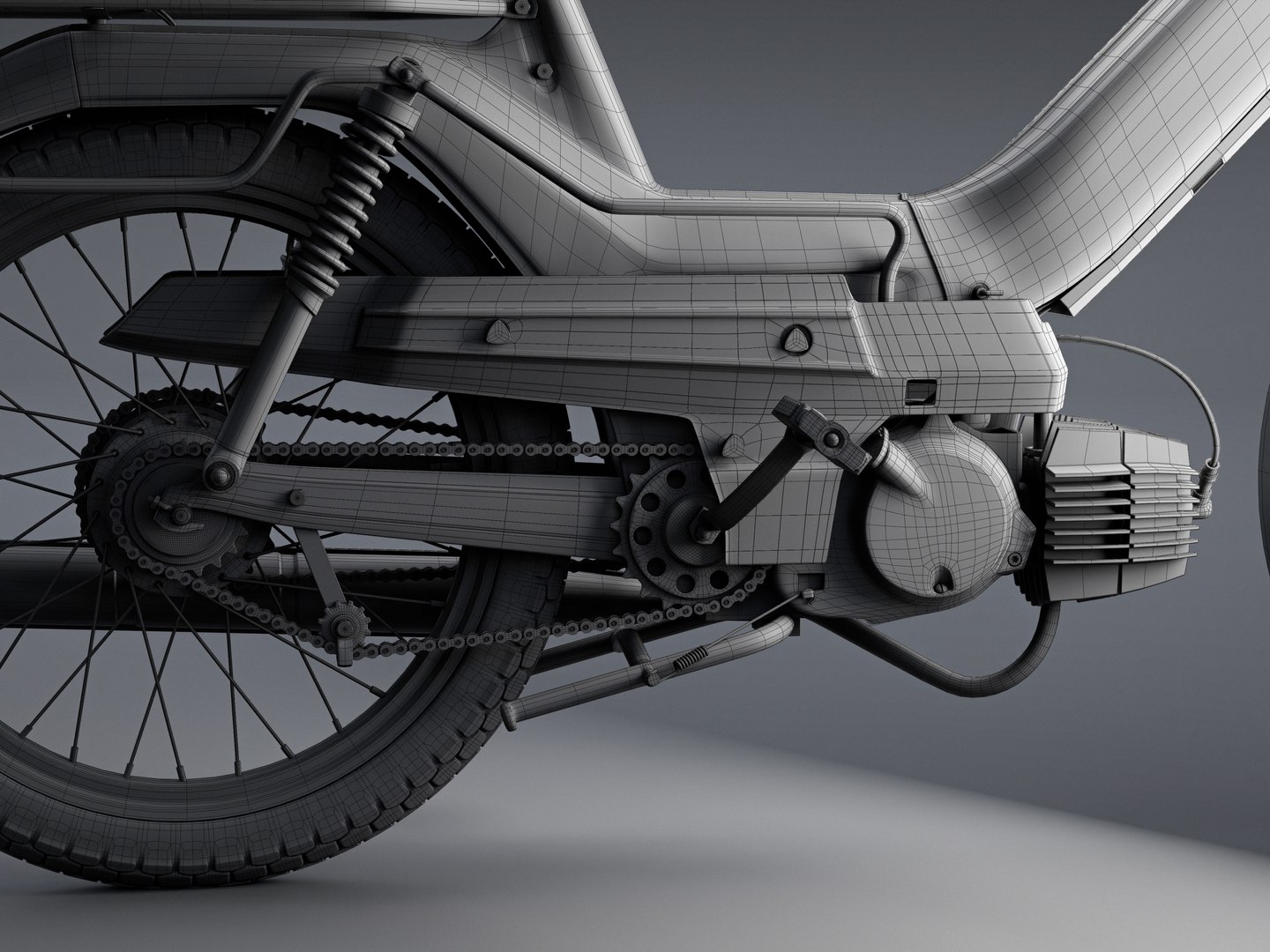 3D Puch Maxi Classic Moped Model - TurboSquid 2378690