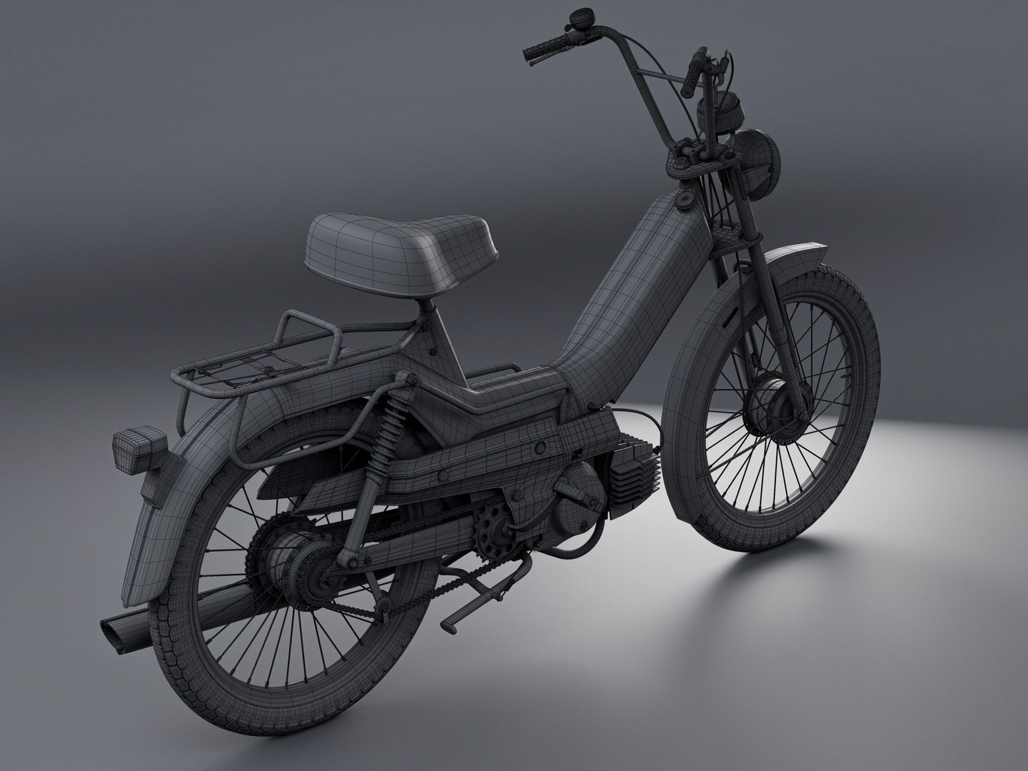 3D Puch Maxi Classic Moped Model - TurboSquid 2378690