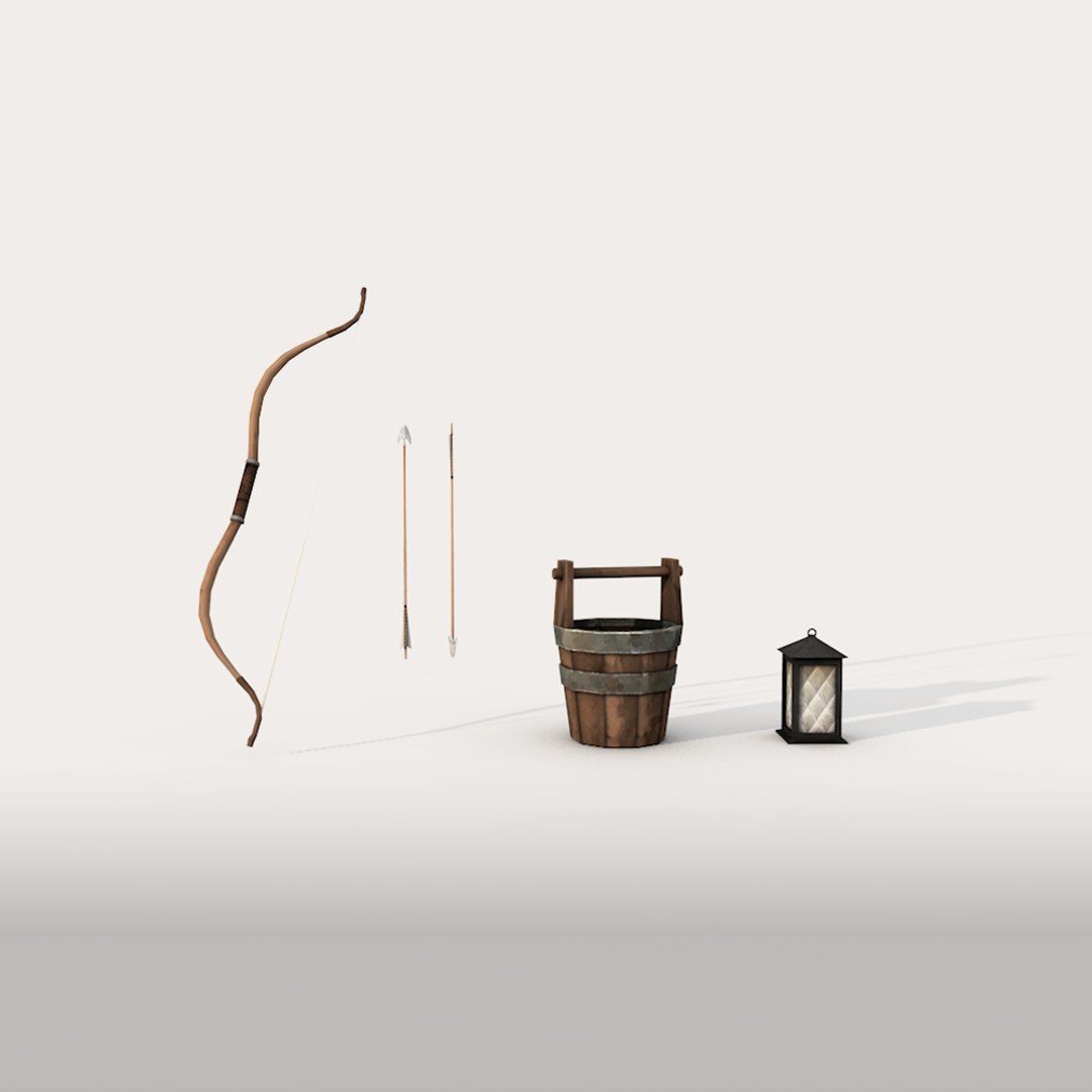 pack medieval fantasy 3d model