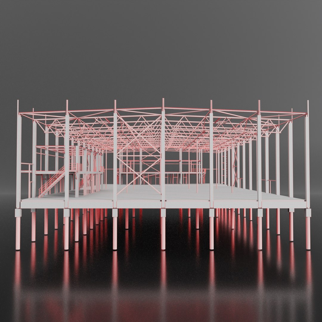 3D Model Industrial Metal - TurboSquid 2235916