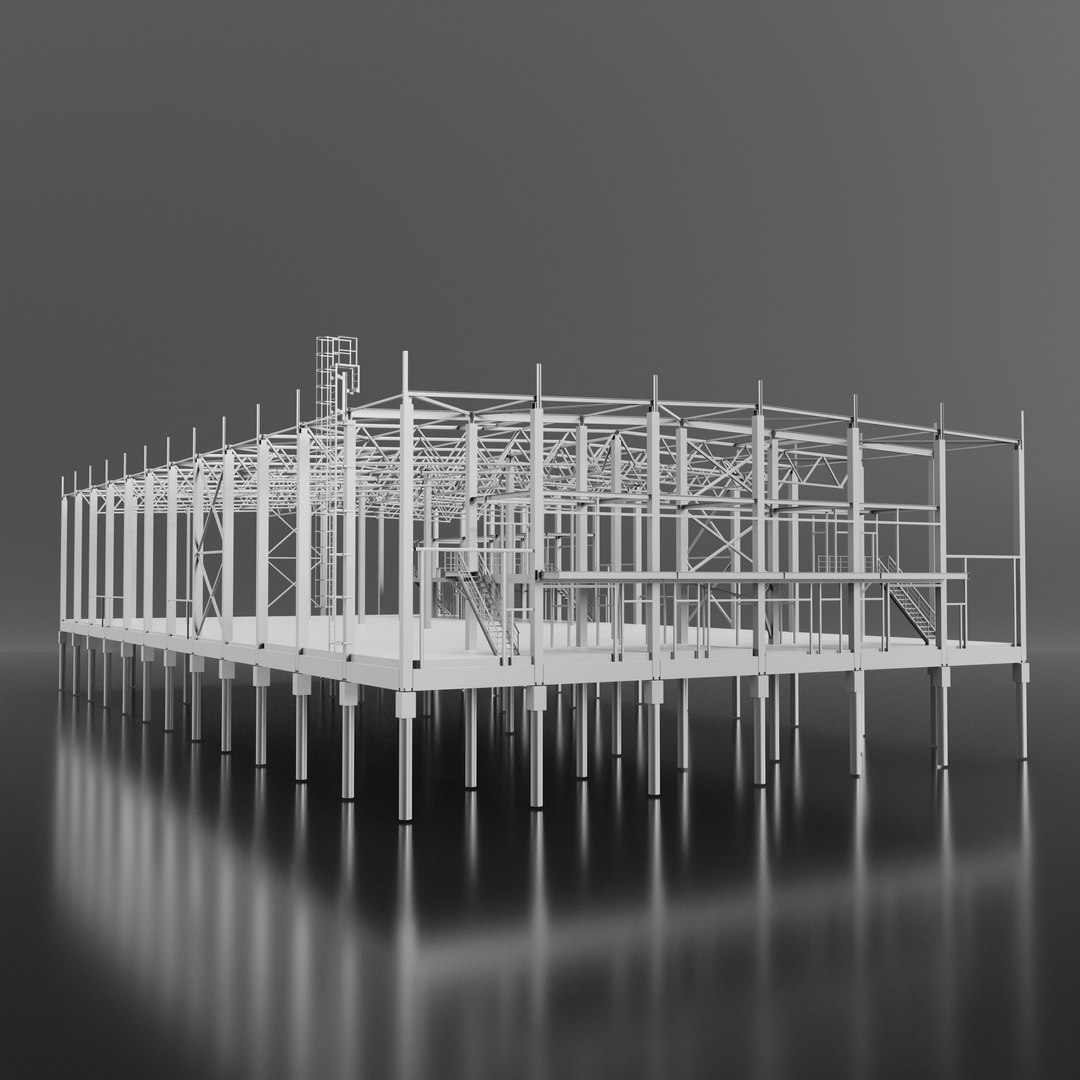 3D Model Industrial Metal - TurboSquid 2235916