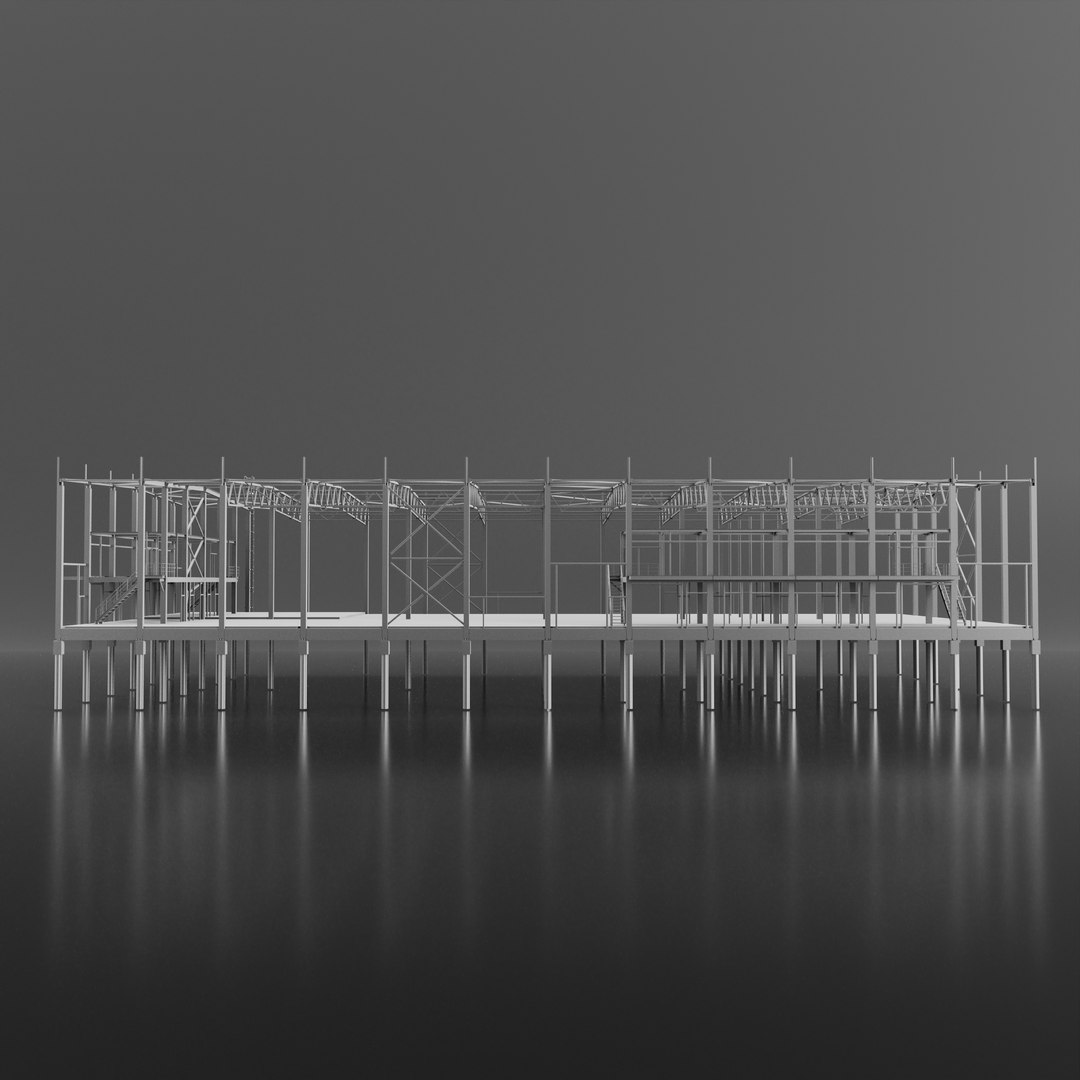 3D Model Industrial Metal - TurboSquid 2235916