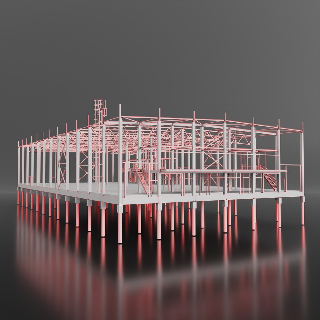 3D Model Industrial Metal - TurboSquid 2235916