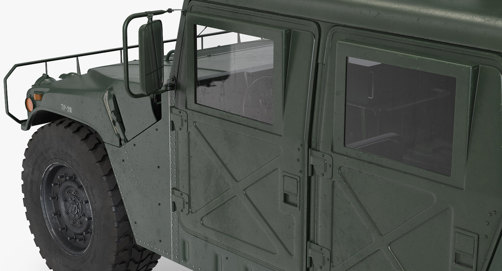 hmmwv tow missile carrier 3d c4d