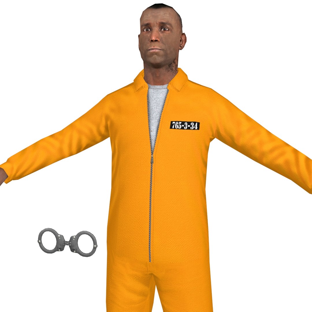 3d Prisoner Rigged Model