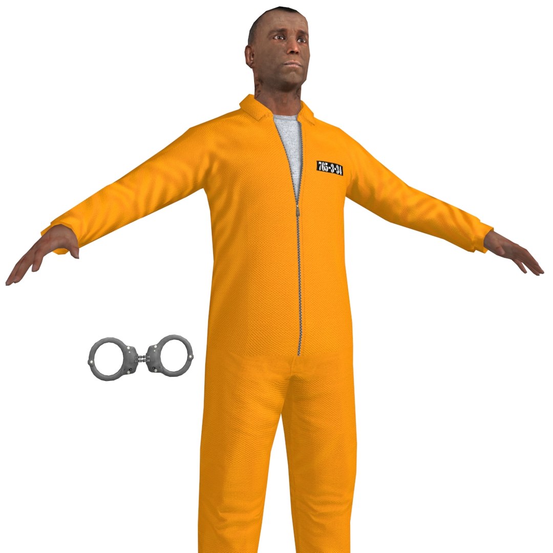 3d Prisoner Rigged Model