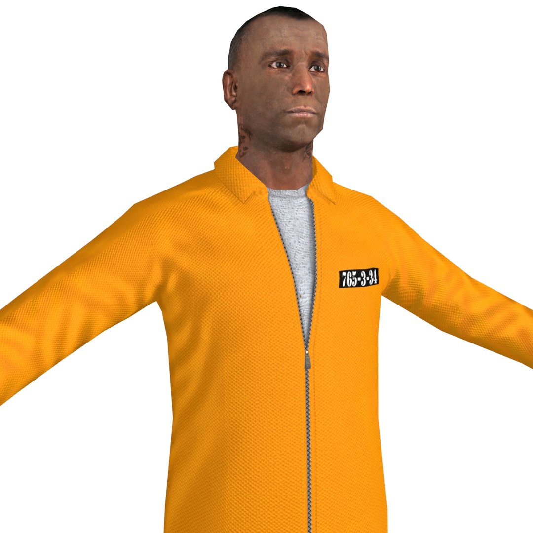 3d Prisoner Rigged Model