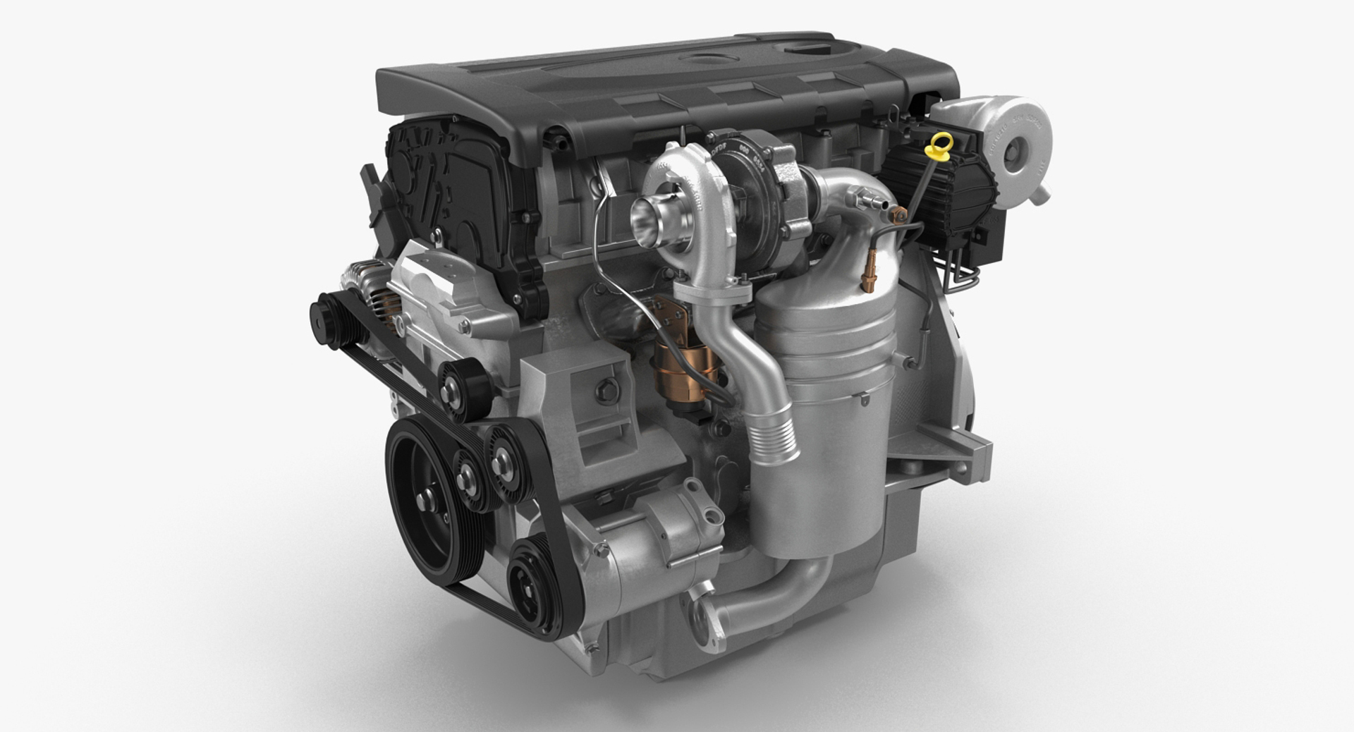 Turbo Diesel Engine 1 3D Model - TurboSquid 1242876