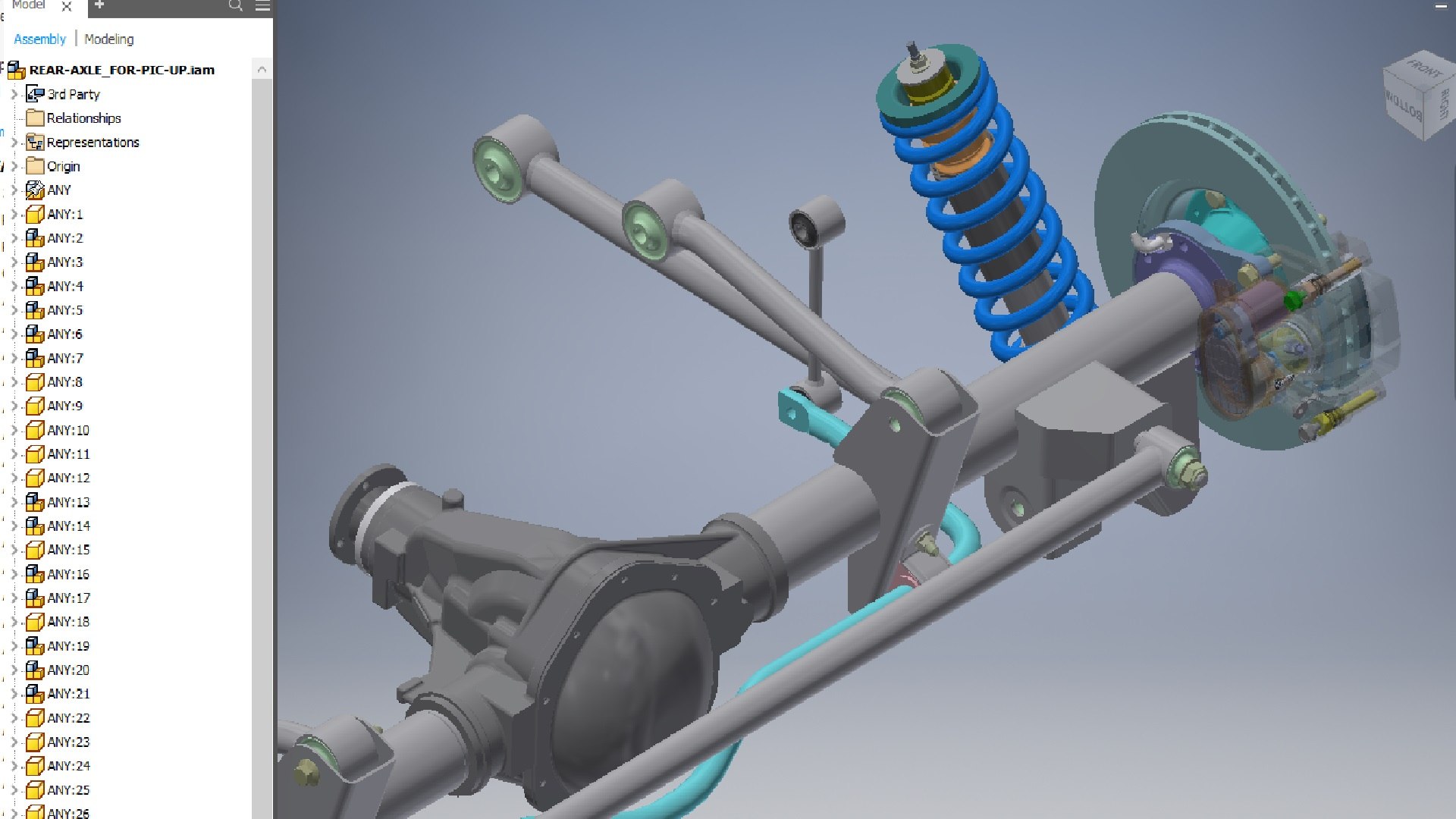 3D Rear-axlefor-pic-up-car-3d-model - TurboSquid 1800720
