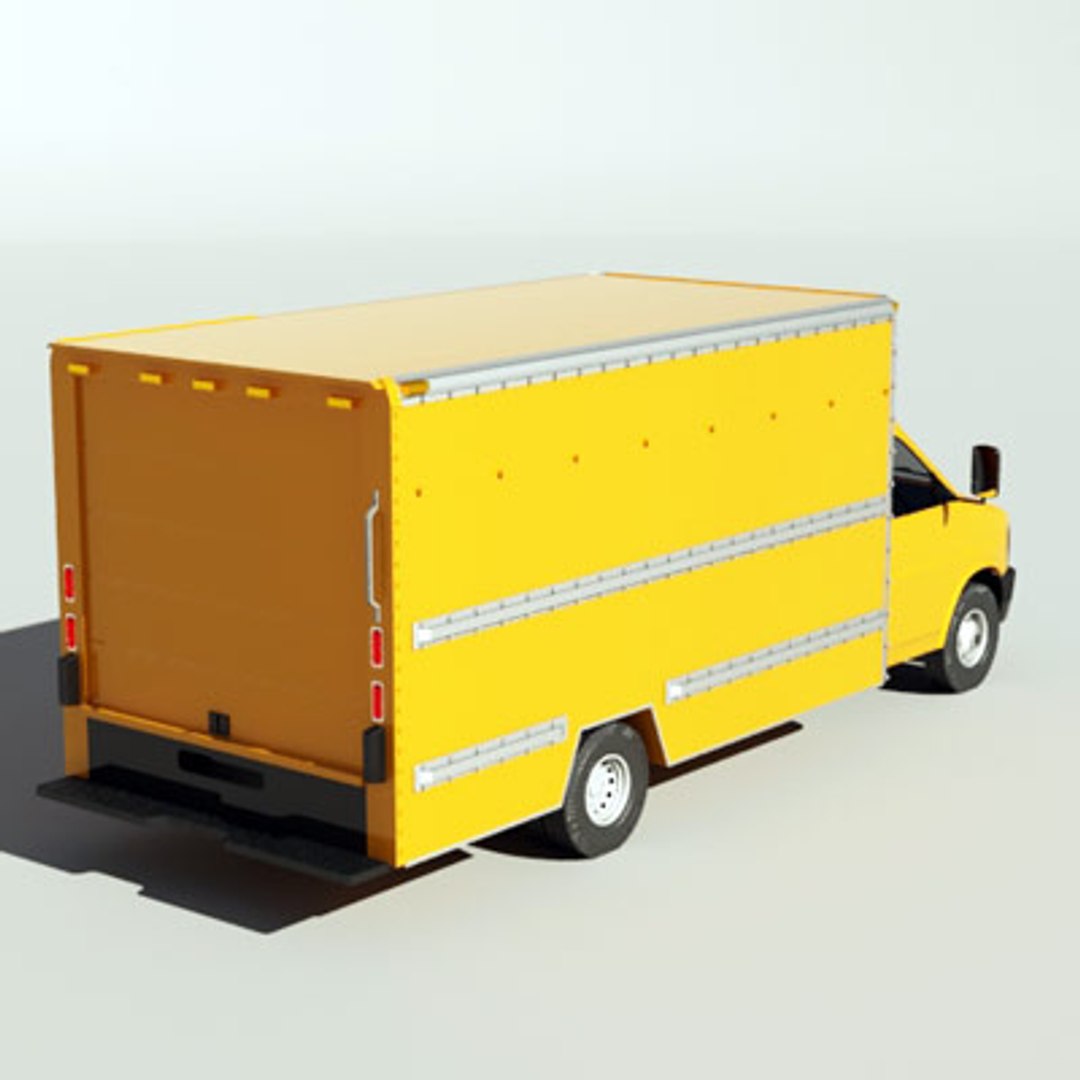Delivery Van American 3d Max