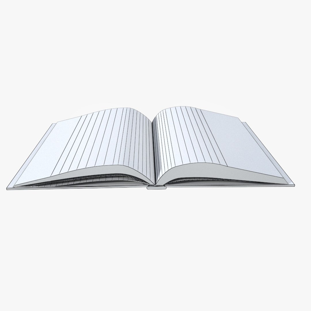 3d Book Model