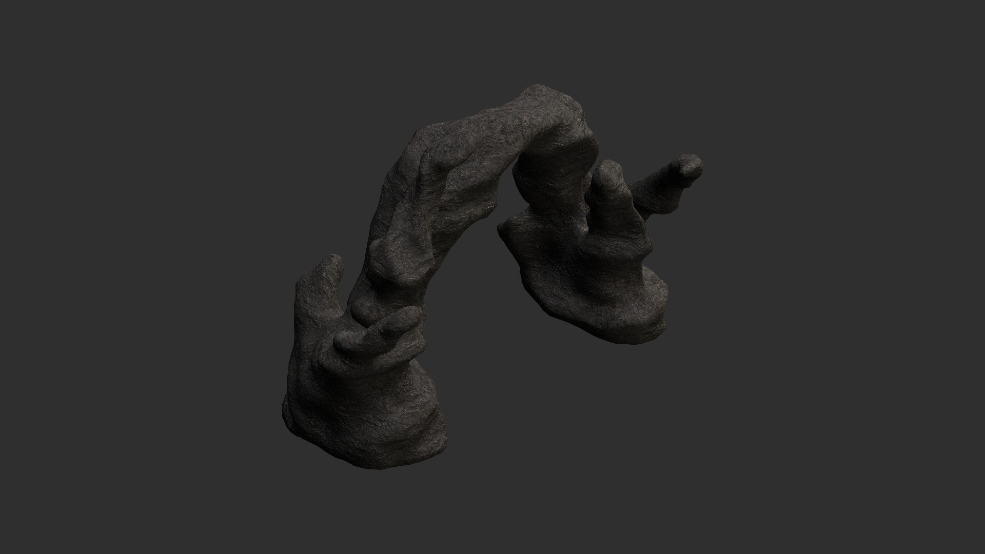 Free 3D Cave Arch - Base Model - TurboSquid 2091497