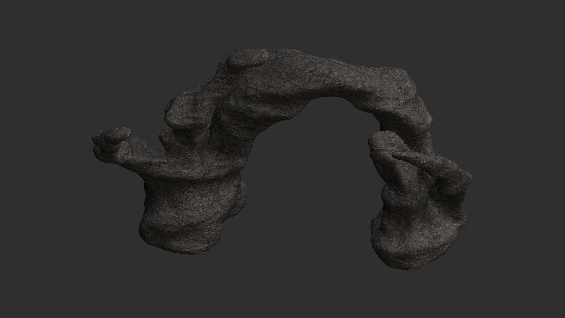 Free 3D Cave Arch - Base Model - TurboSquid 2091497