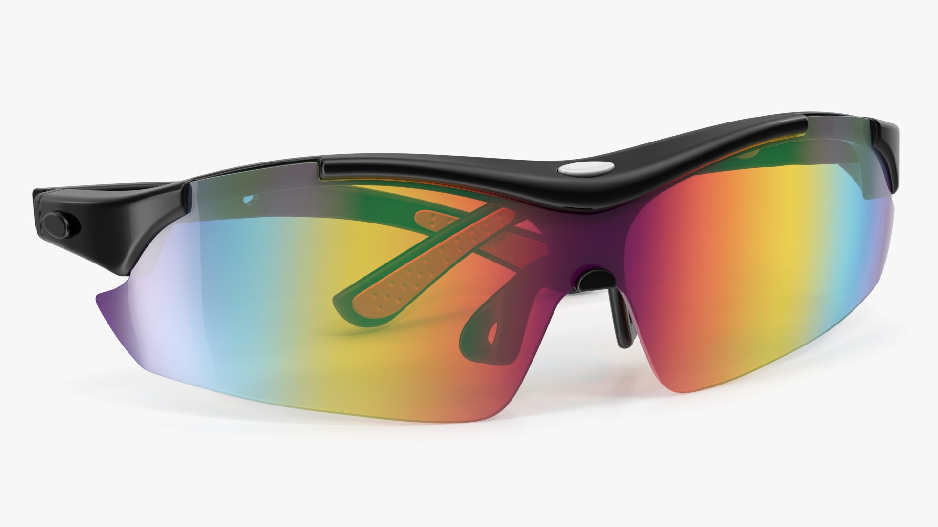 Sport Eyeglass With Rainbow Glasses 3D Model - TurboSquid 2094896