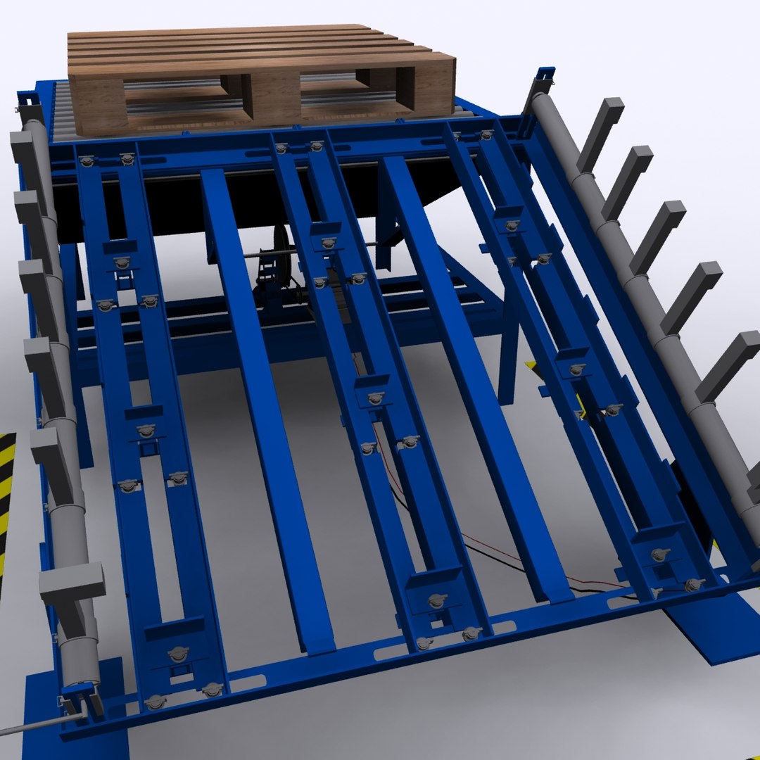 Machine Pallet 3d Model