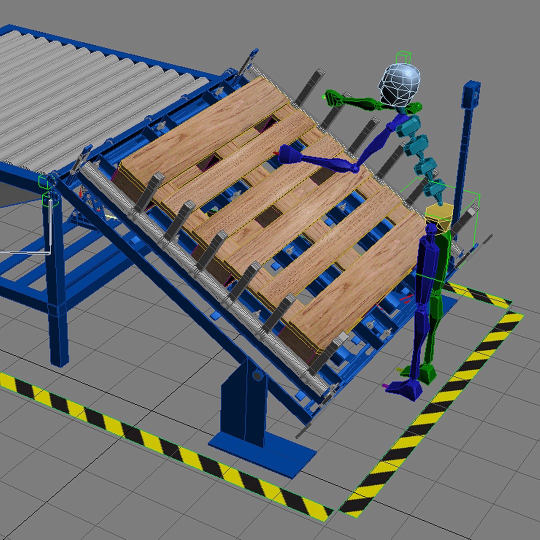 Machine Pallet 3d Model
