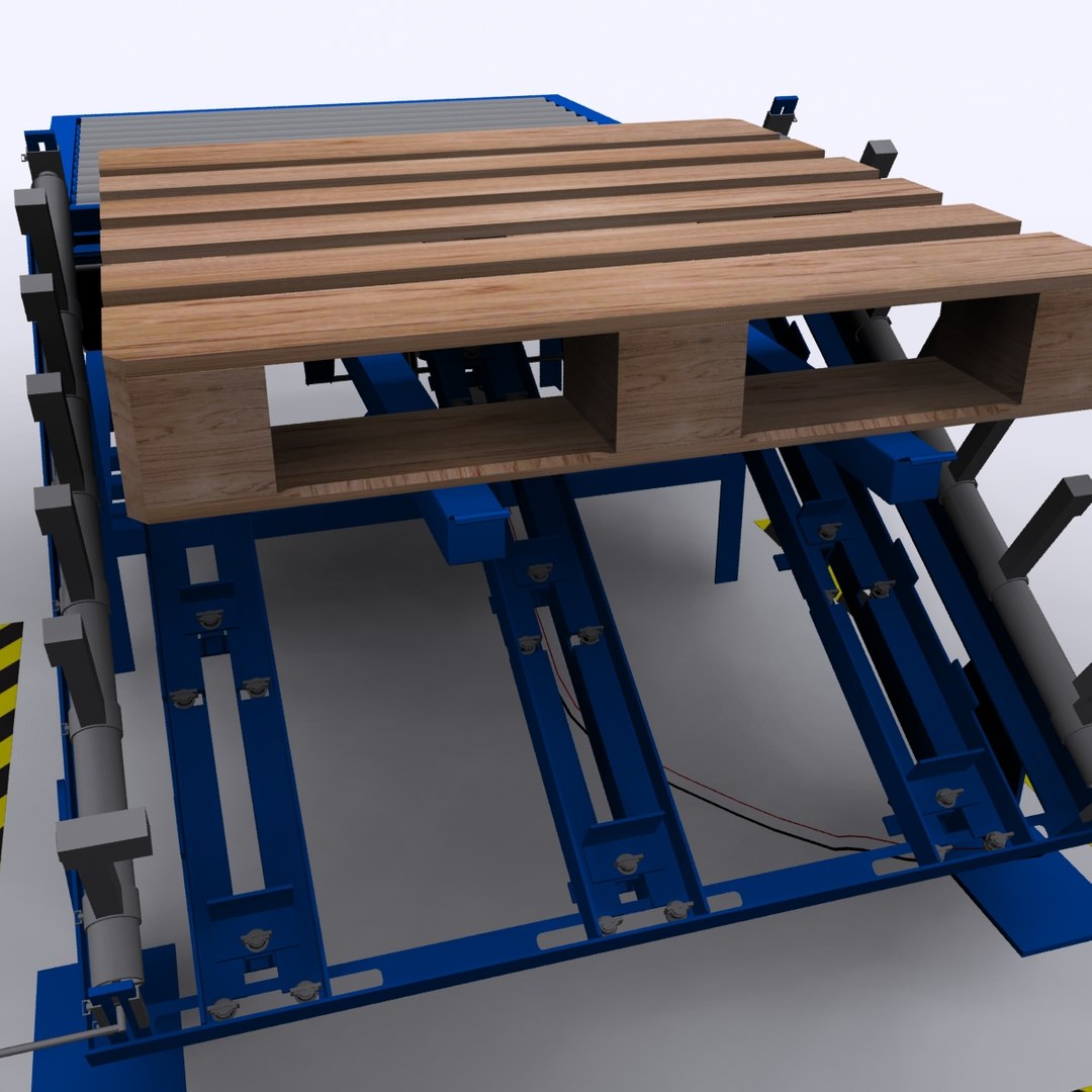 Machine Pallet 3d Model