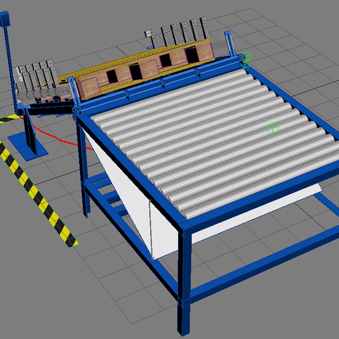 Machine Pallet 3d Model