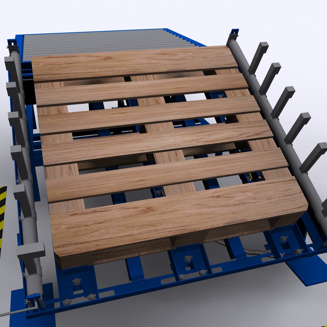 Machine Pallet 3d Model