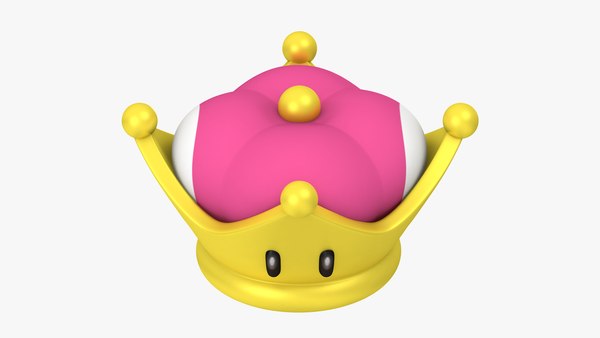 modelo 3d Super Mario Crown Peach (1) - TurboSquid 1521179