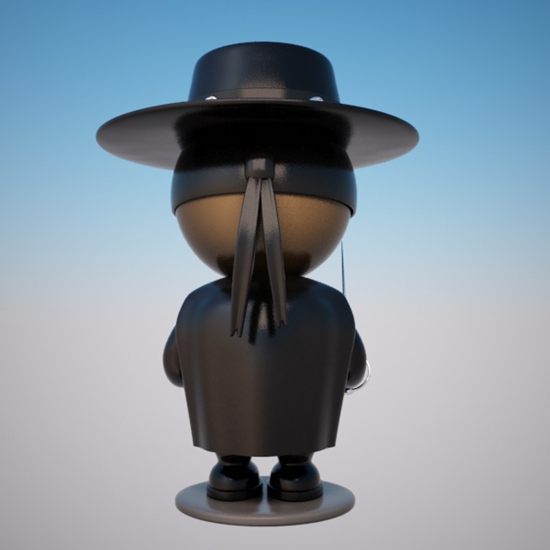 Cartoon Zorro Character 3d Model