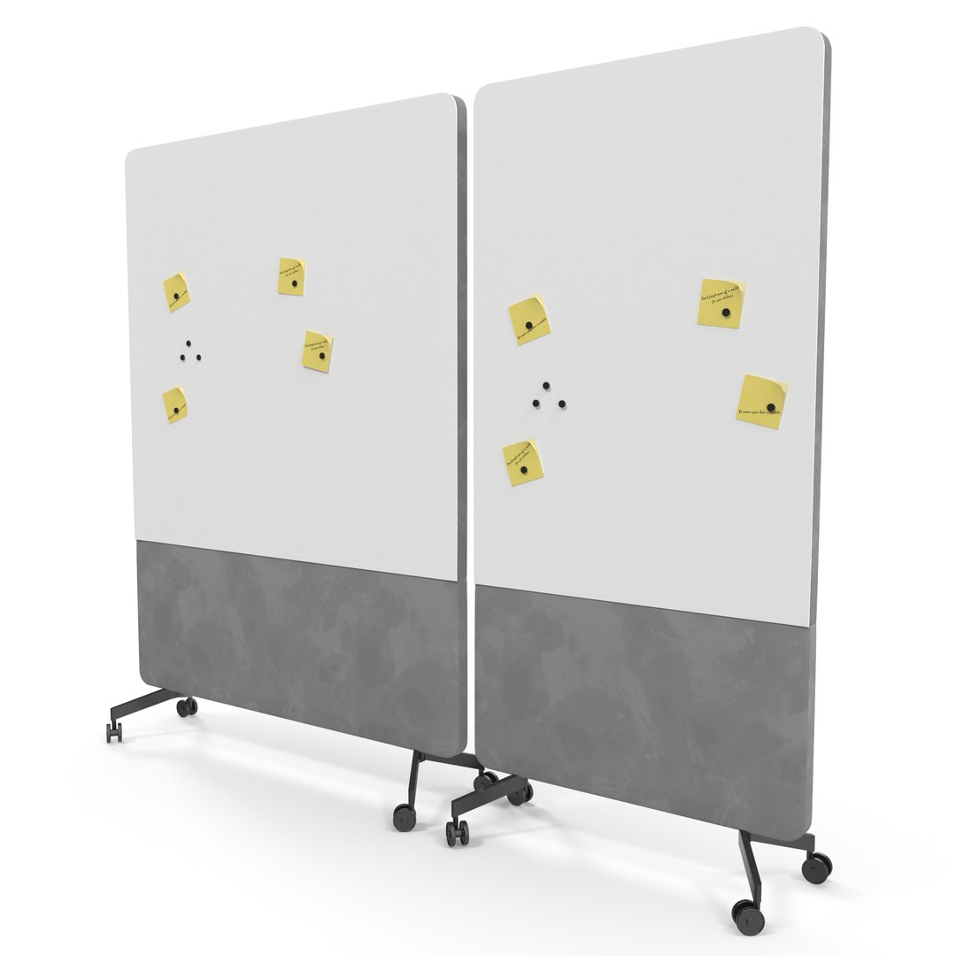 3D Mobile Writing Board Model - TurboSquid 1638067