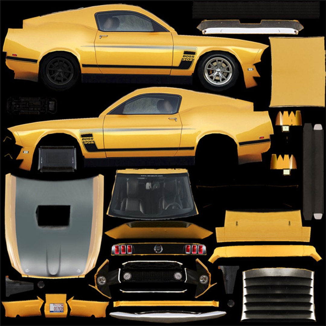 2013 retrobuilt 1969 mustang 3ds