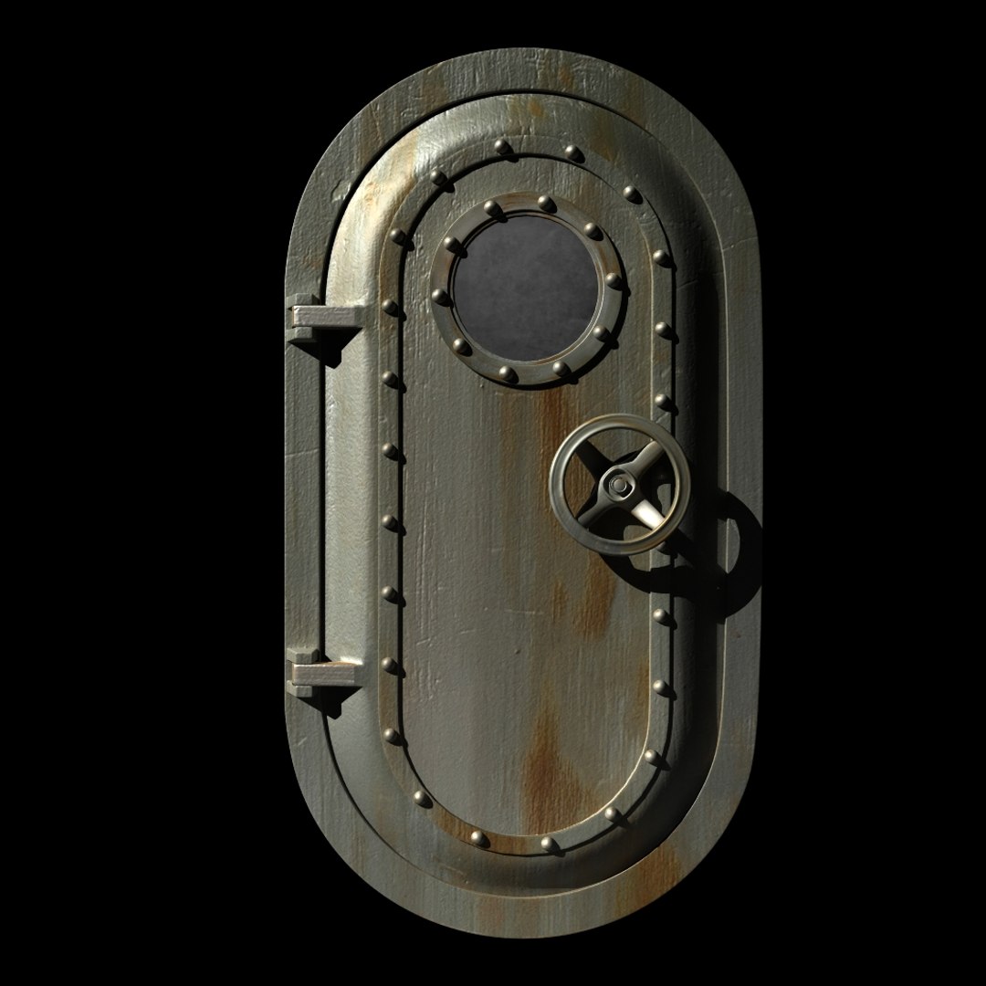 3ds max steel door