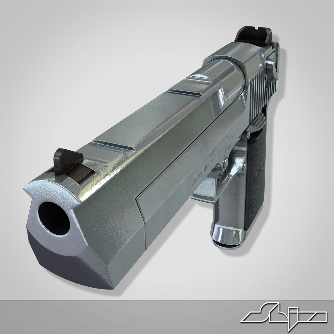 desert eagle pistol 3d model