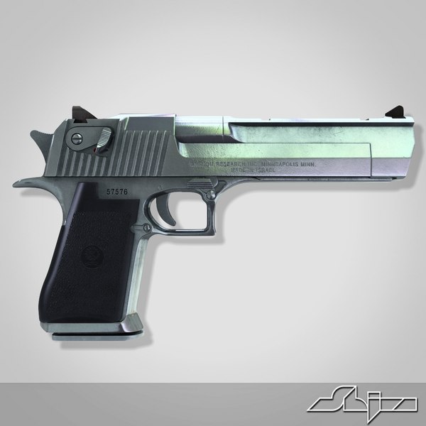 desert eagle pistol 3d model