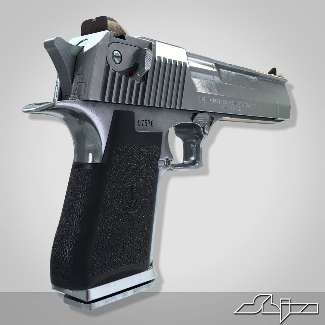 Desert Eagle Pistol 3d Model