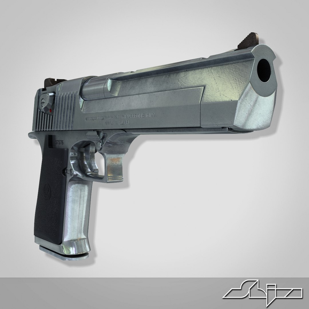 Desert Eagle Pistol 3d Model