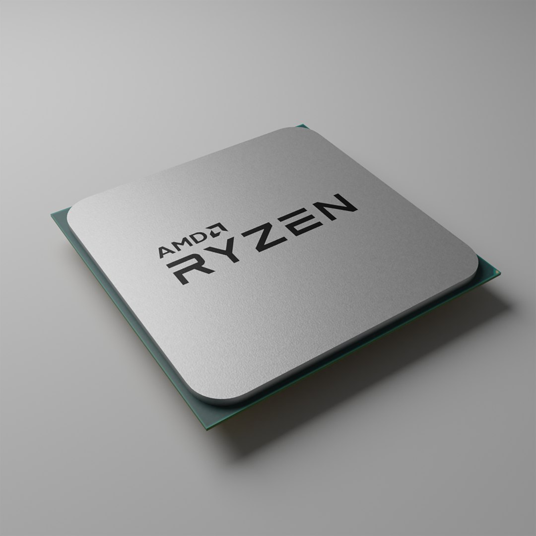 AMD Processor 3D Model - TurboSquid 2205080