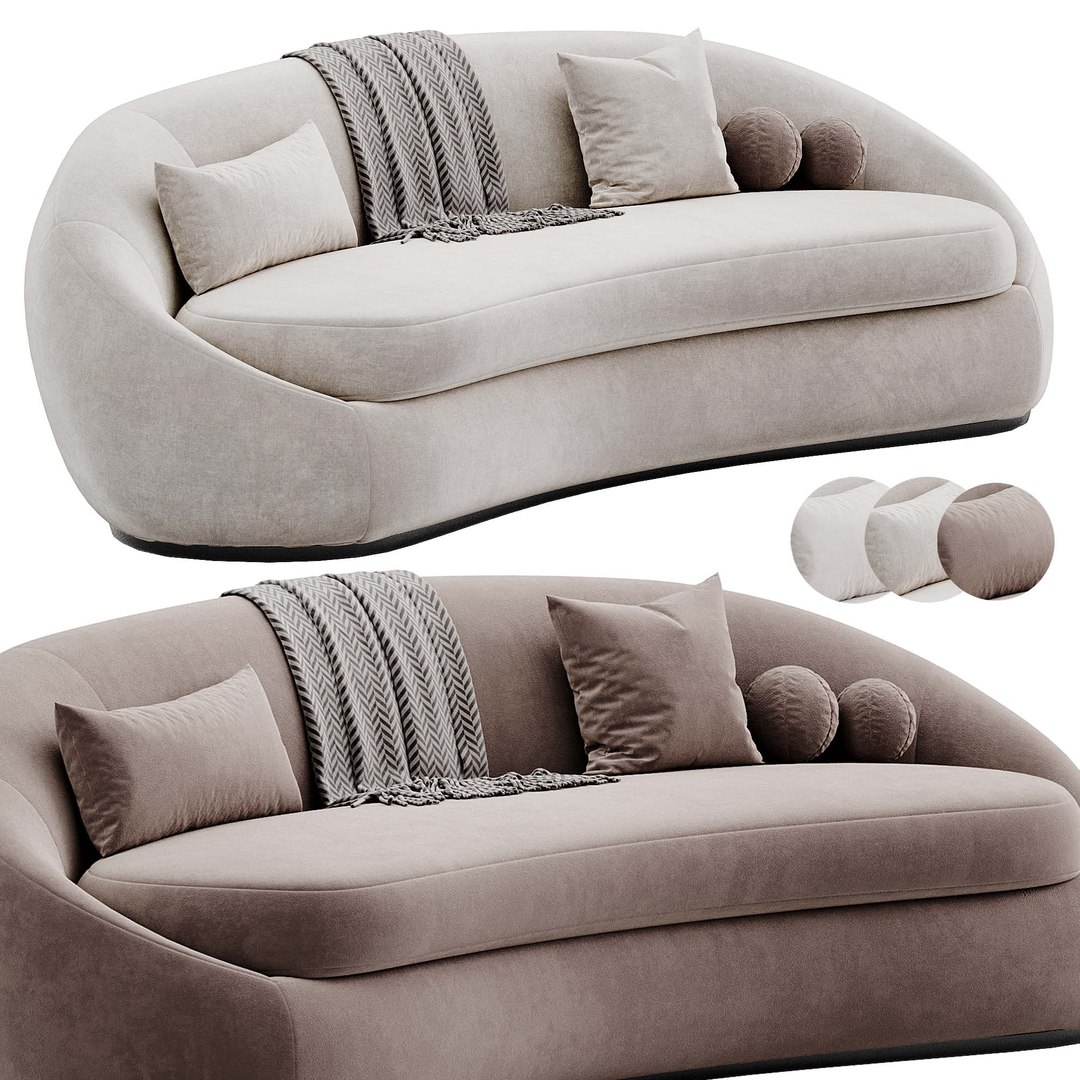 Monroe Sofa By Thayer Coggin 3D Model - TurboSquid 2245174