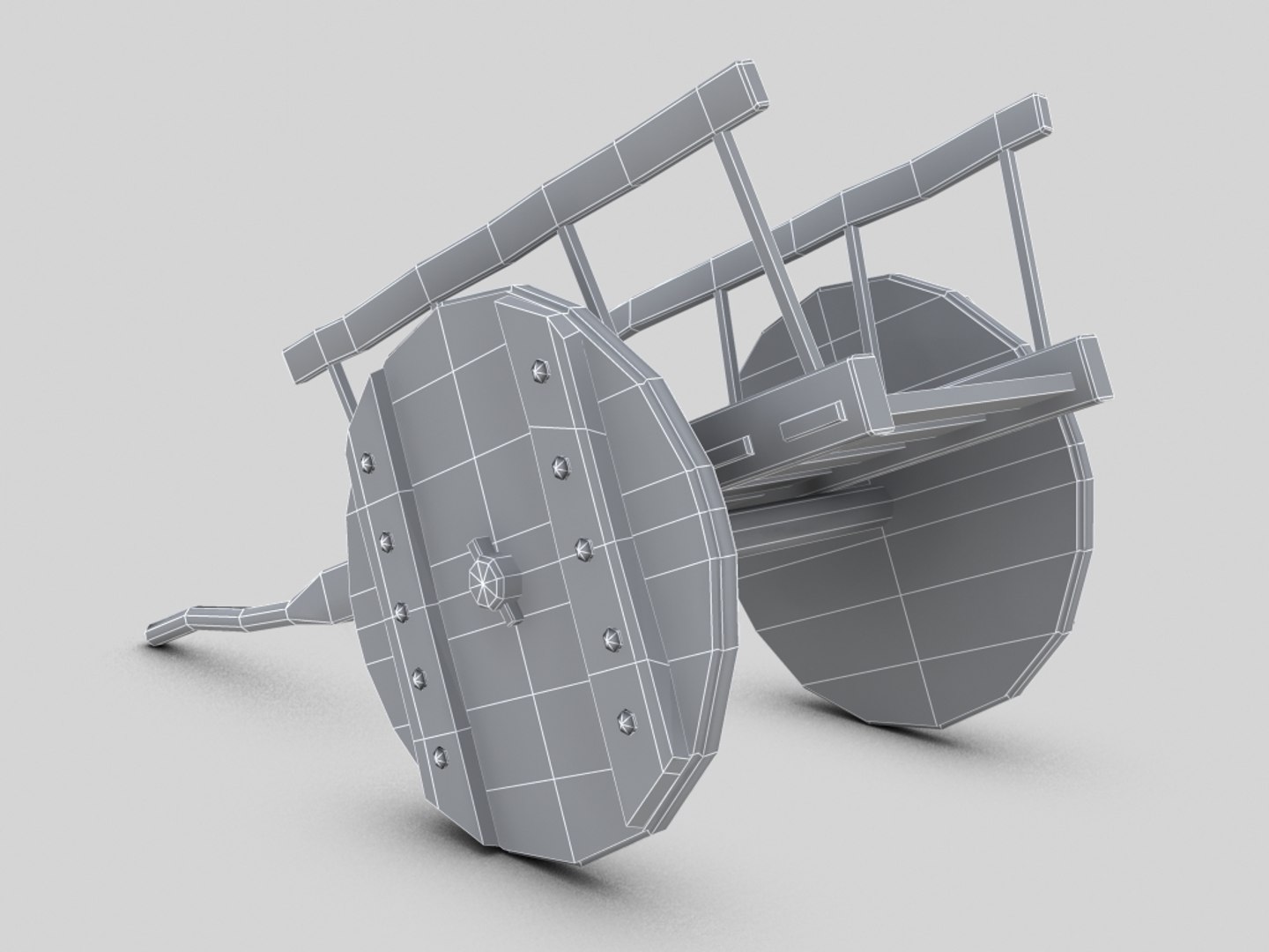3d Medieval Handcart