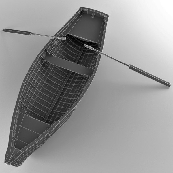 c4d row boat