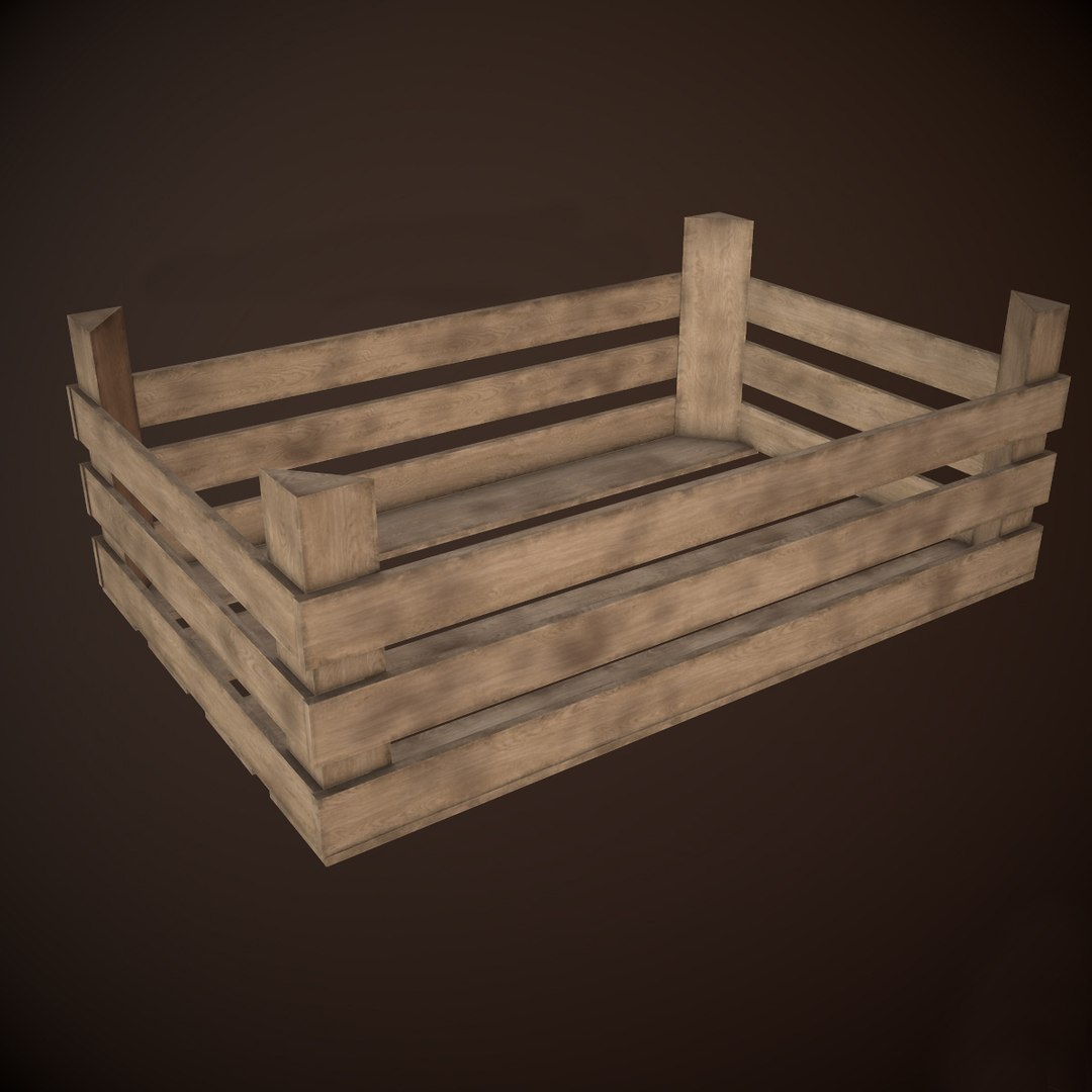 Crate Pbr Ready 3D Model - TurboSquid 1489193