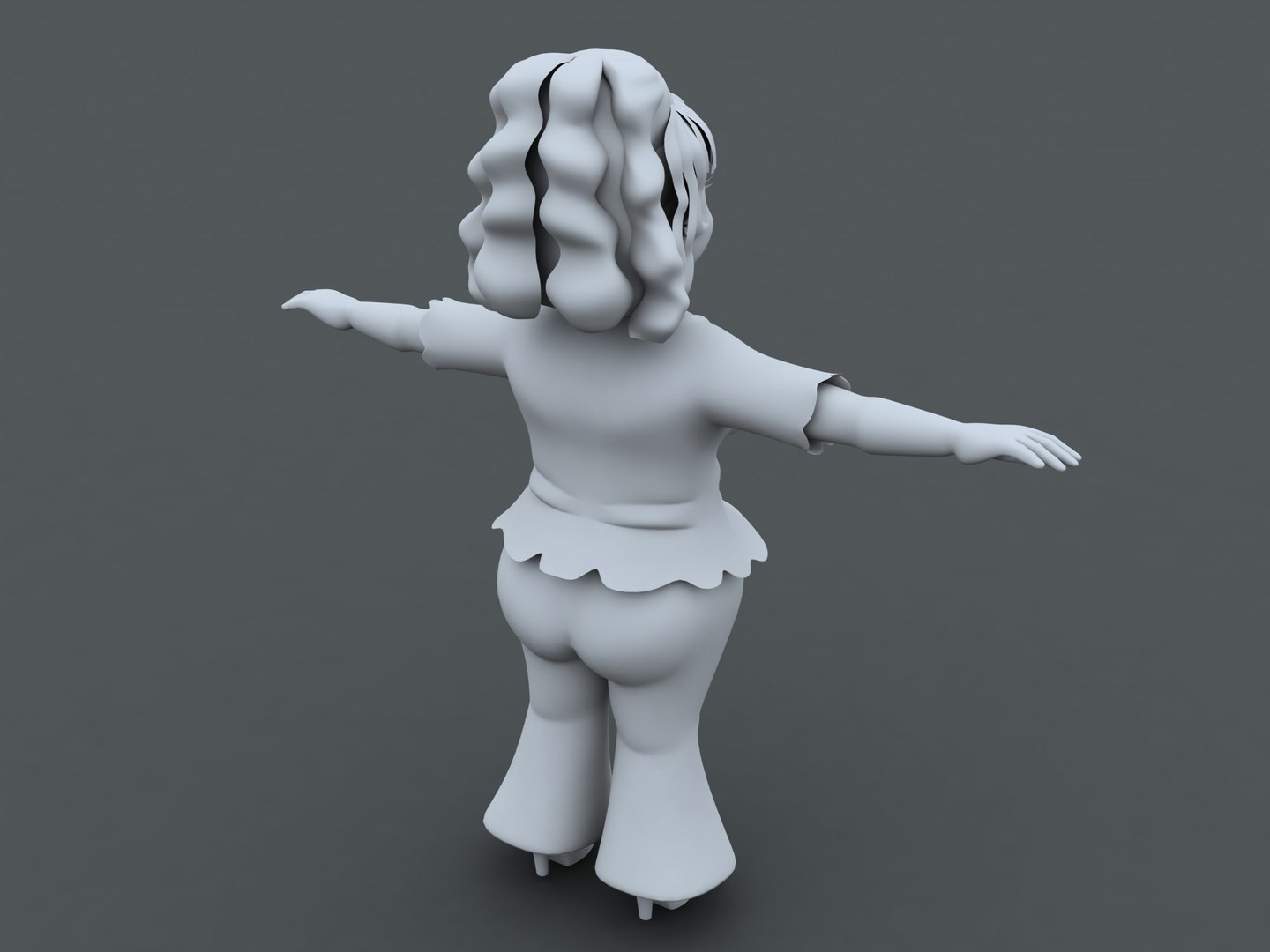 3d Chubby Girl Doll