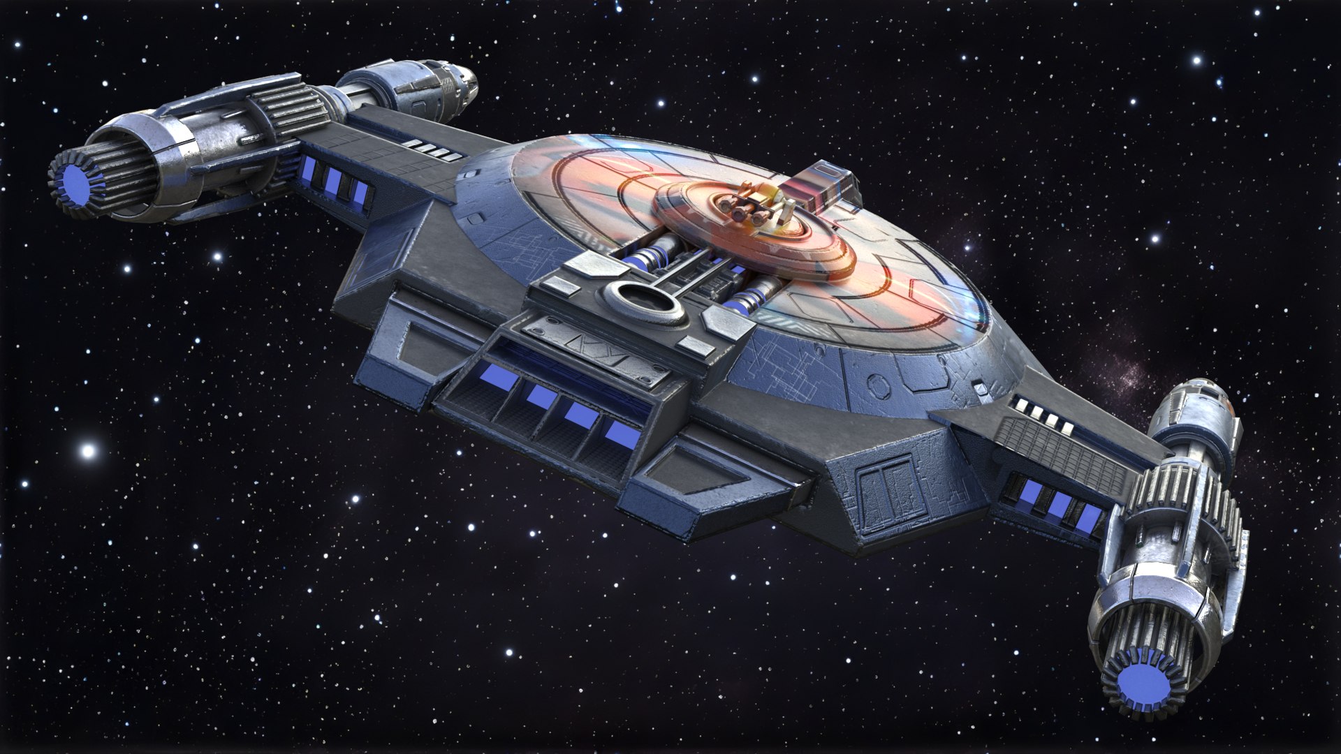 3D Model Lancer Class Spaceship Angel 86 - TurboSquid 2100166