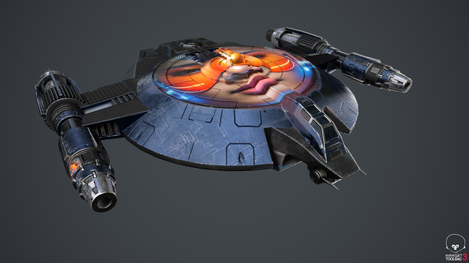 3D model Lancer Class Spaceship Angel 86 - TurboSquid 2100166