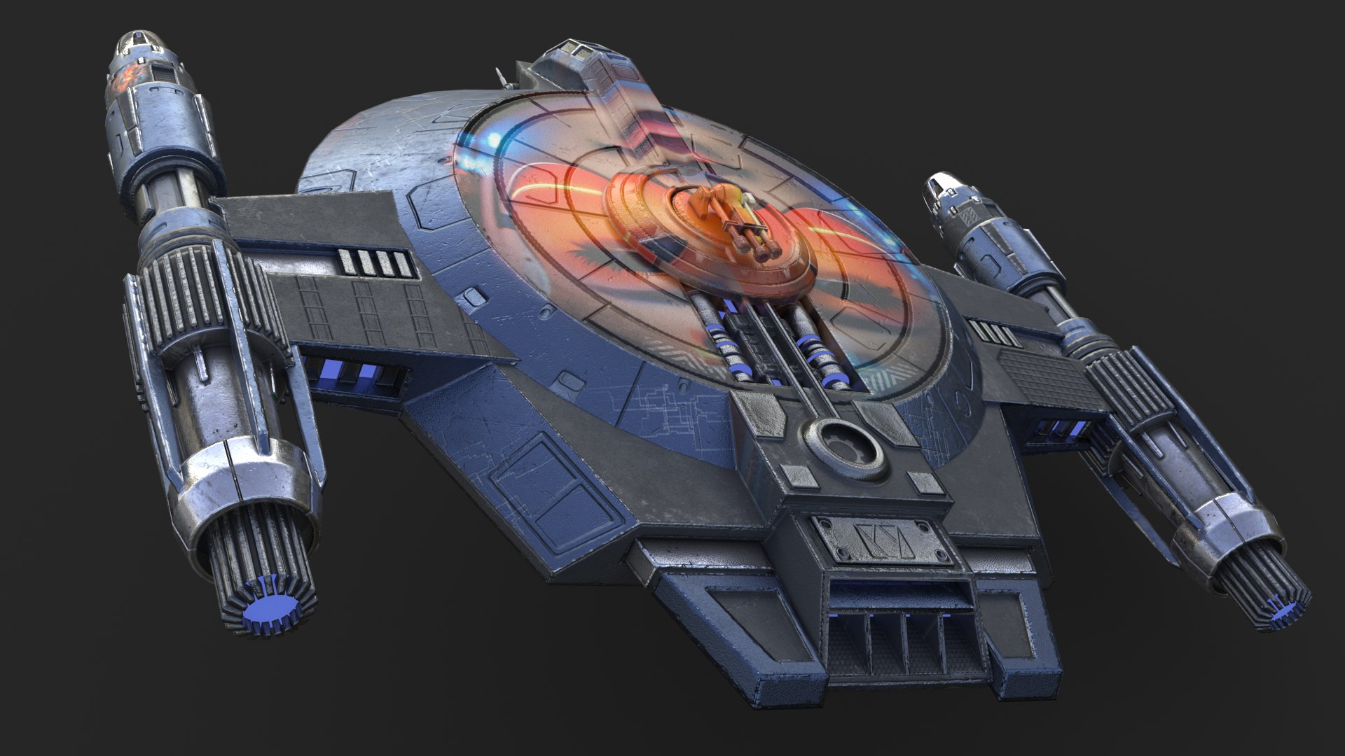3D model Lancer Class Spaceship Angel 86 - TurboSquid 2100166