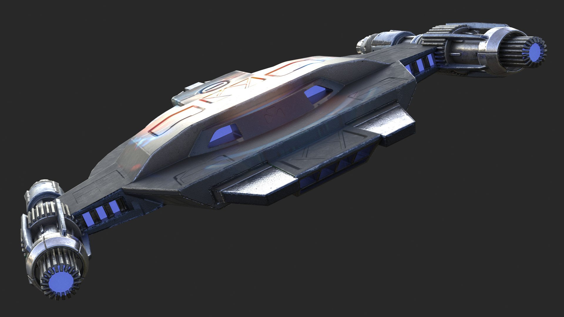 3D model Lancer Class Spaceship Angel 86 - TurboSquid 2100166